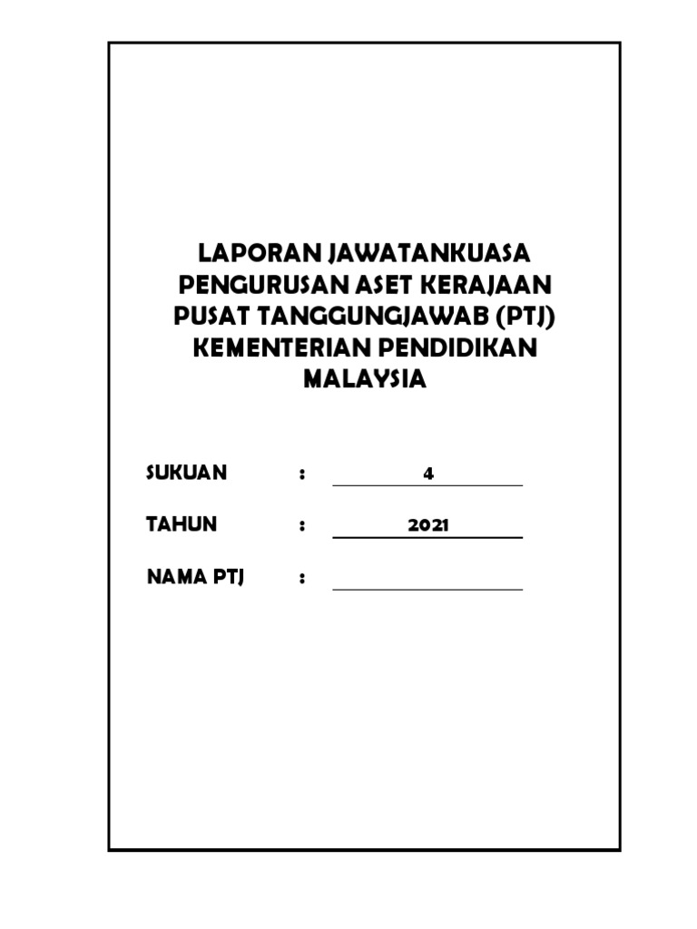 SENARAI SEMAK LAPORAN JKPAK - Suku Keempat | PDF