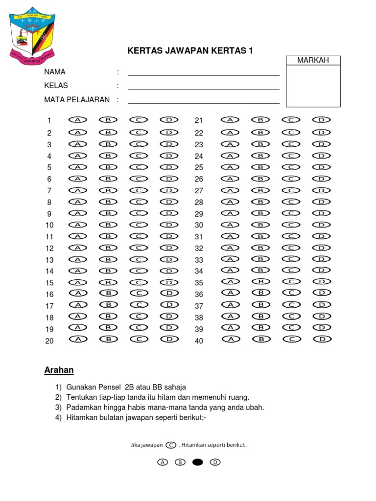 Kertas Objektif | PDF
