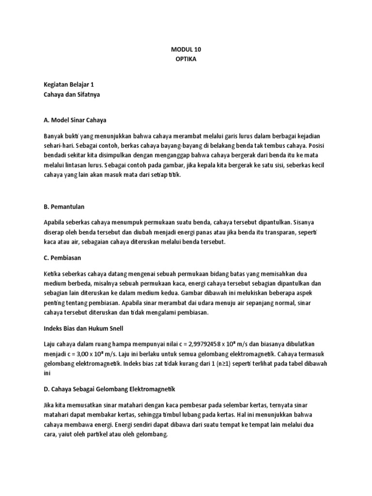 Resume Modul 10 | PDF