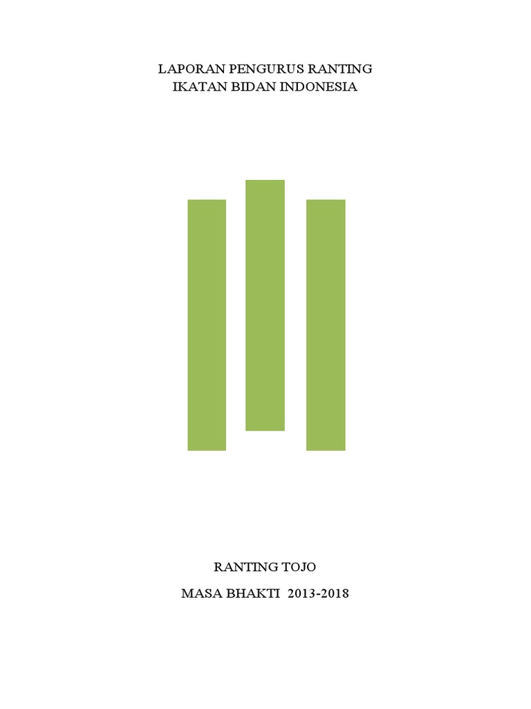 Laporan Pengurus Ranting Ibi Tojo | PDF