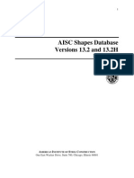 Aisc Shapes Database v15.0 | PDF | Electronic Data Interchange | Databases