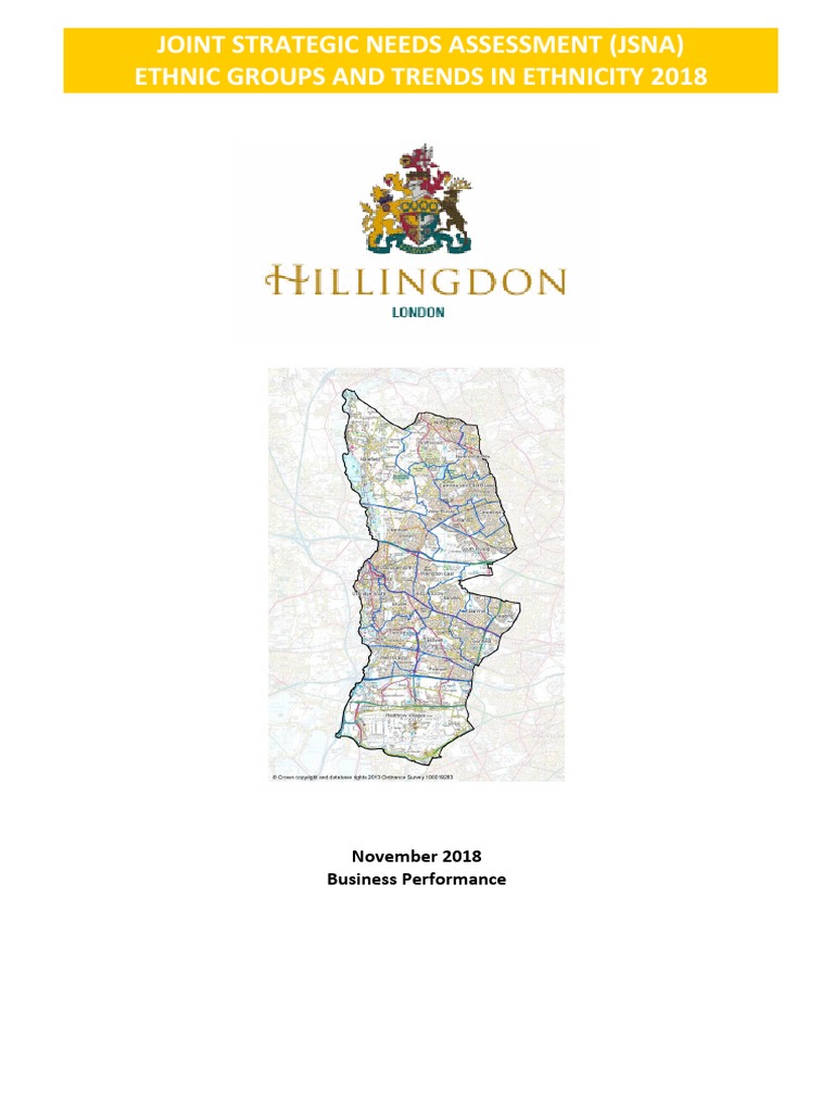 Ethnic Groups in Hillingdon 2018 | PDF