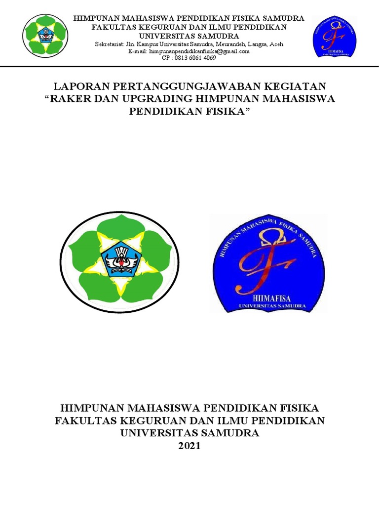 LPJ Raker Dan Upgrading Himafisa 2021 | PDF