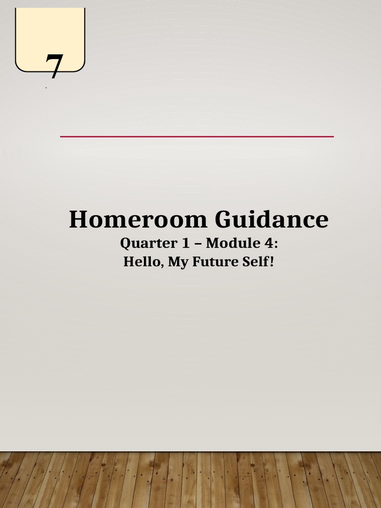 Homeroom Guidance: Quarter 1 - Module 4 | PDF | Choice | Socioeconomic ...