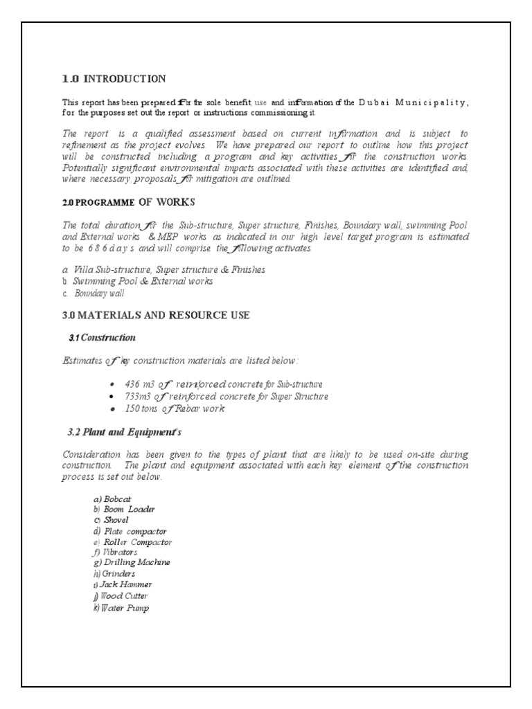 Construction Method Statement-General | PDF | Concrete | Tile