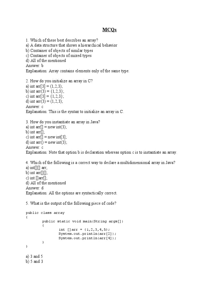 Public Class Array (Public Static Void Main (String Args ) (Int Arr (1,2,3,4,5) System - Out ...