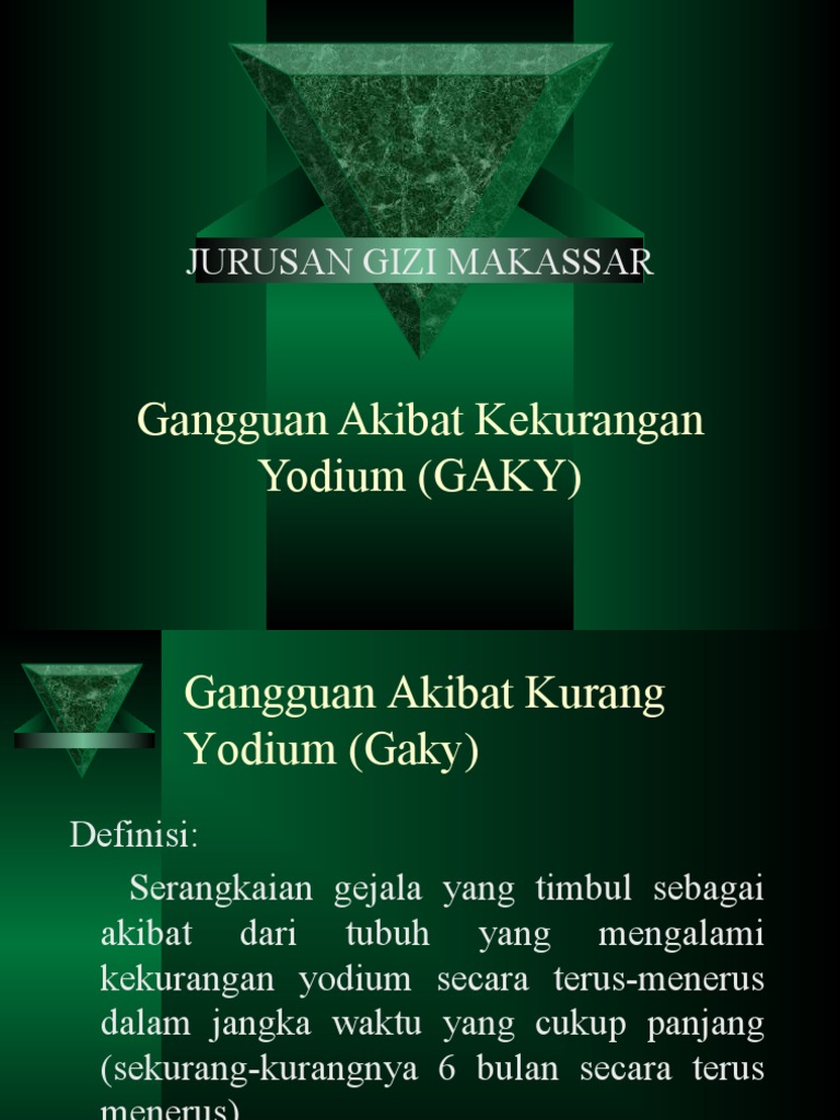 Gangguan Akibat Kekurangan Yodium | PDF