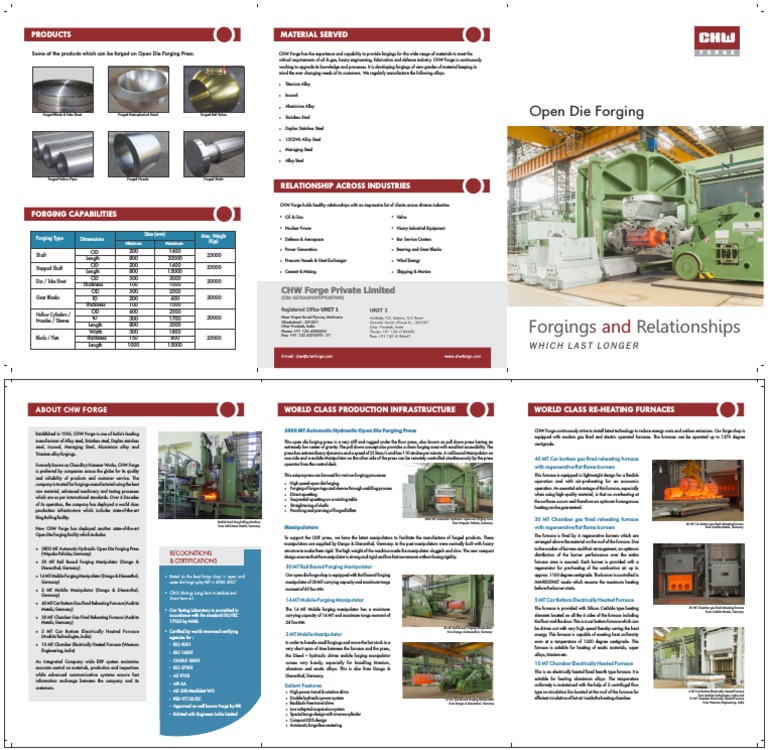 Open Die Forging: Forgings Relationships | PDF | Forging | Pipe (Fluid ...