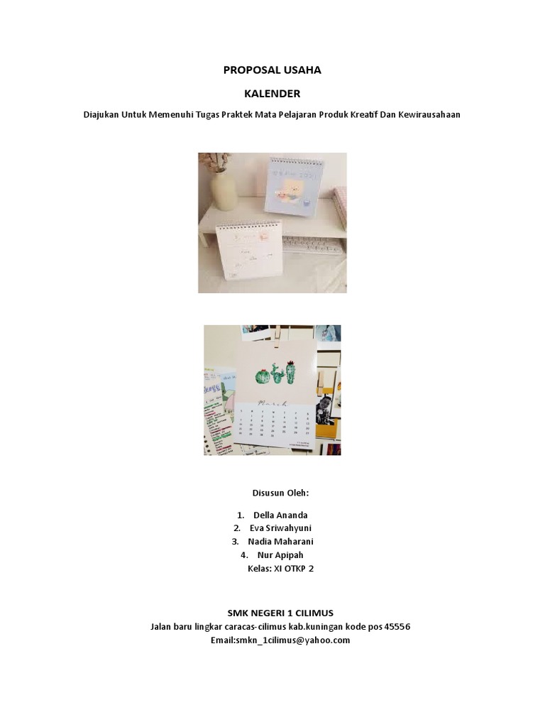 Proposal Usaha Pkwu | PDF | Seni
