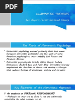 Humanistic Theory of Carl Rogers | PDF | Humanistic Psychology | Humanism
