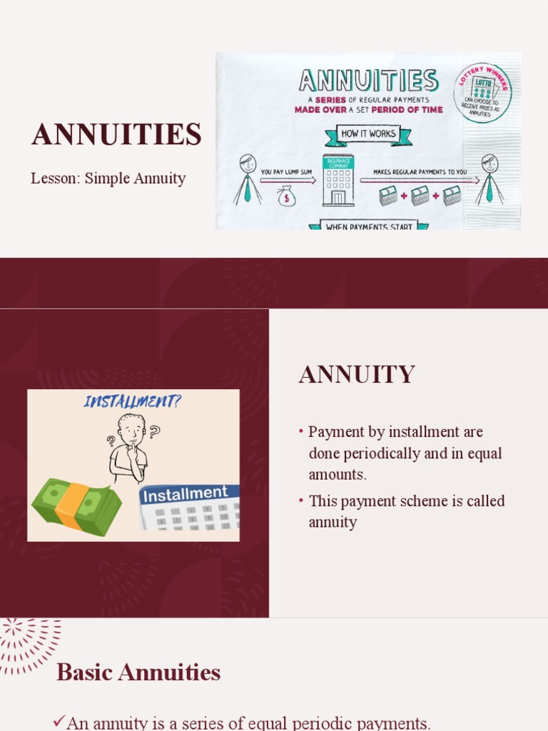 Gen Math Q2 - Week 3 - Simple Annuity | PDF | Present Value | Interest