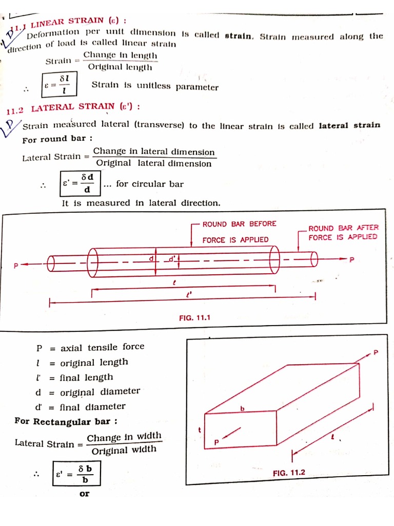 Chapter - 1 - Simple Stress and Strain - Part - 3 | PDF