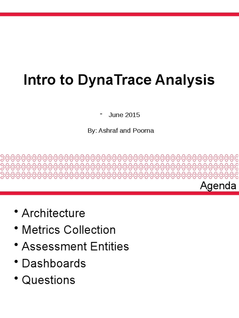 DynaTrace Analysis Overview | PDF | Java (Programming Language) | Web ...