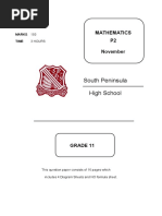 Mathematics P2 Grade 12 Second Push 2025 Eng | PDF | Circle ...