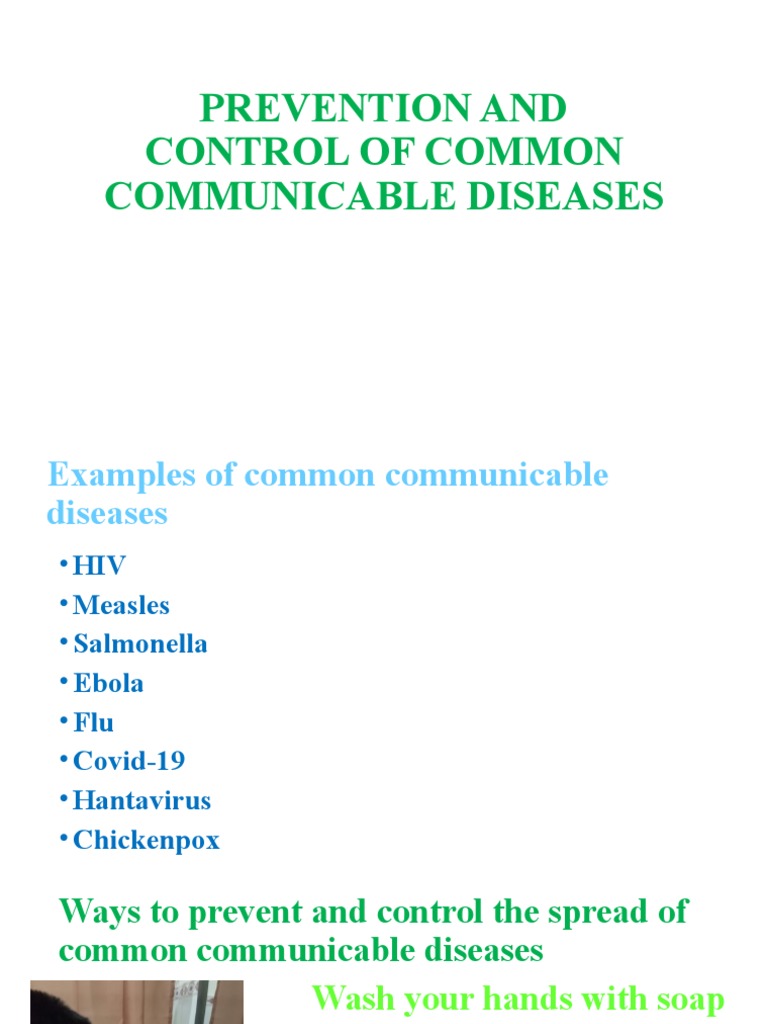 Prevention and Control of Common Communicable Diseases | PDF