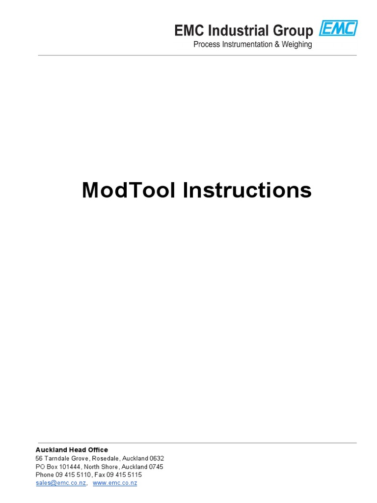 Modtool Instructions: Auckland Head Office | PDF | Computer File ...