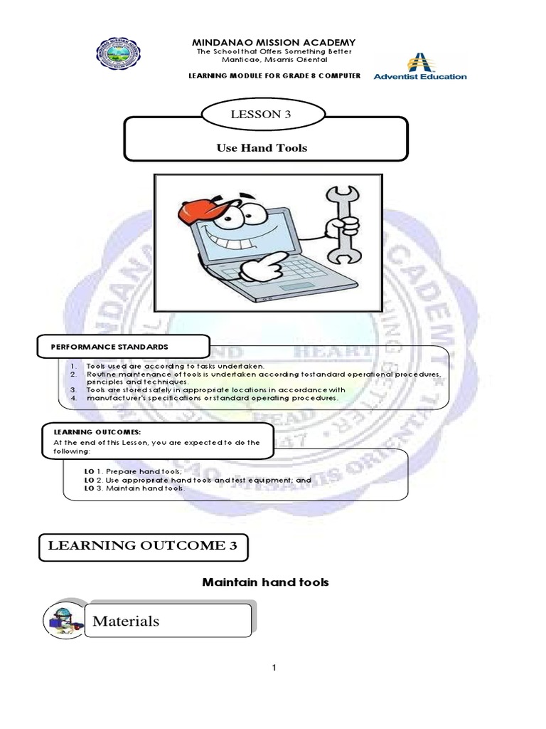 ICT Grade 8 October | PDF | Tools | Manufactured Goods