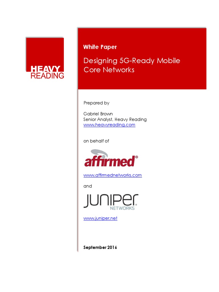 Designing 5G-Ready Mobile Networks | PDF | Computer Network | Cloud ...
