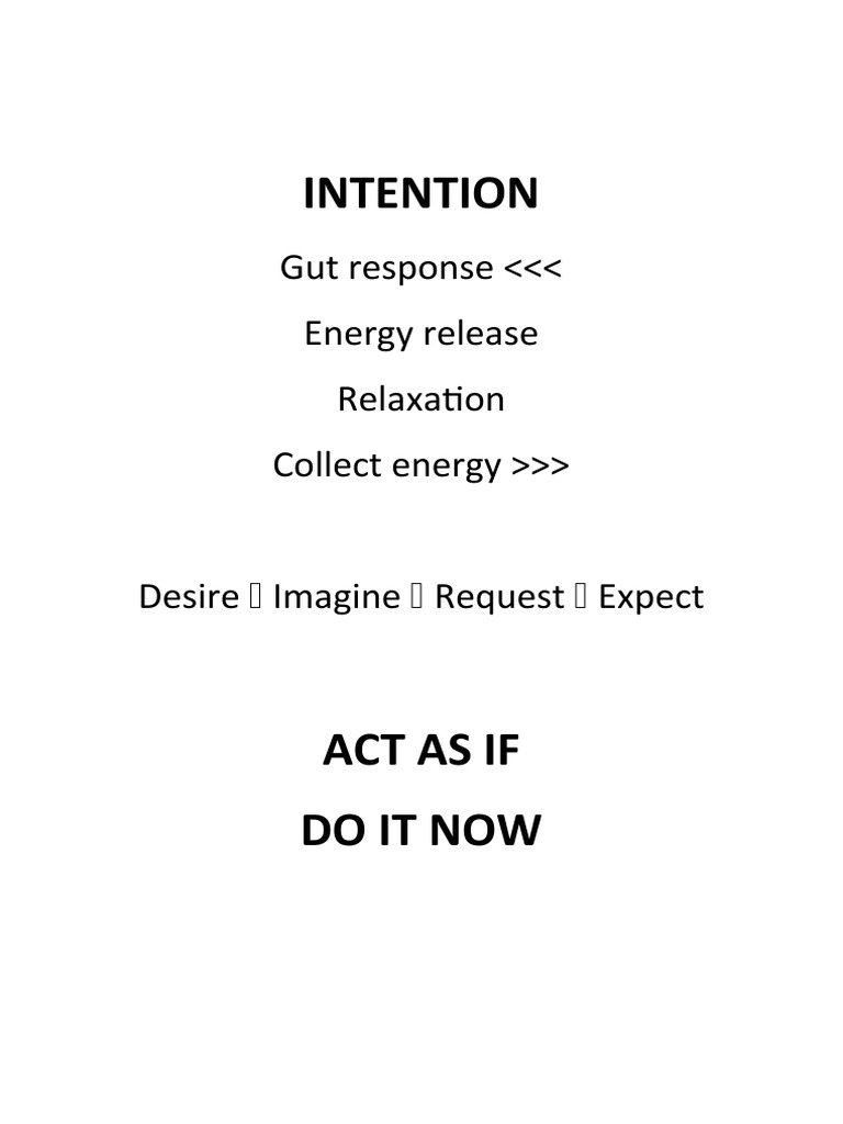 Intention | PDF