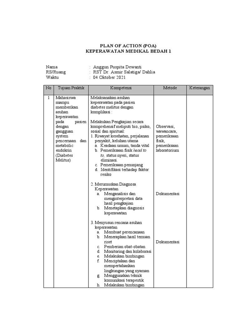 POA - DM Anggun | PDF | Sains & Matematika