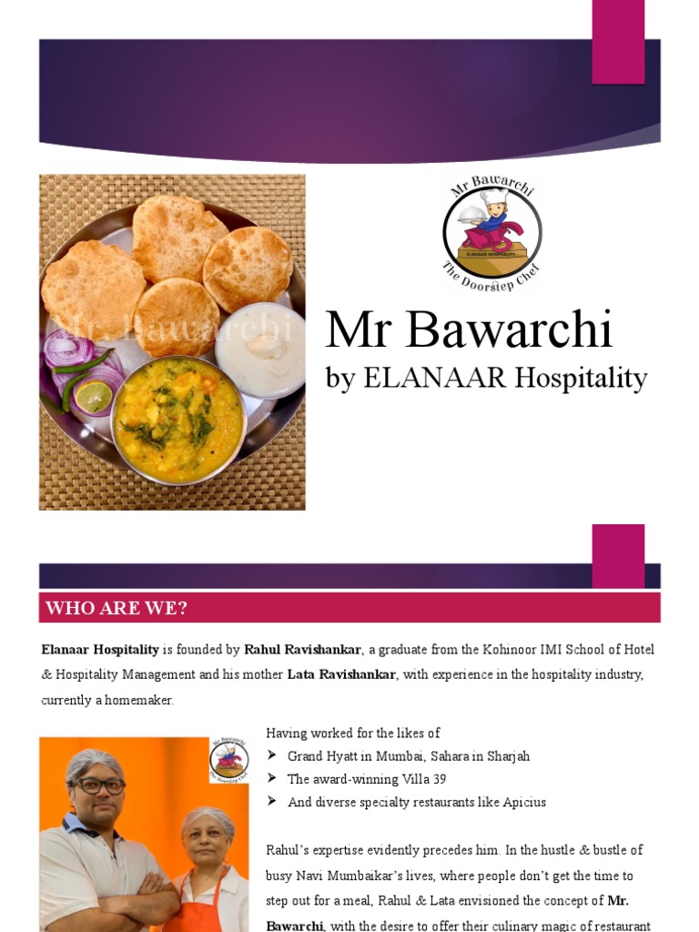 MR Bawarchi - The Doorstep Chef Catalog | PDF | Curry | Soup