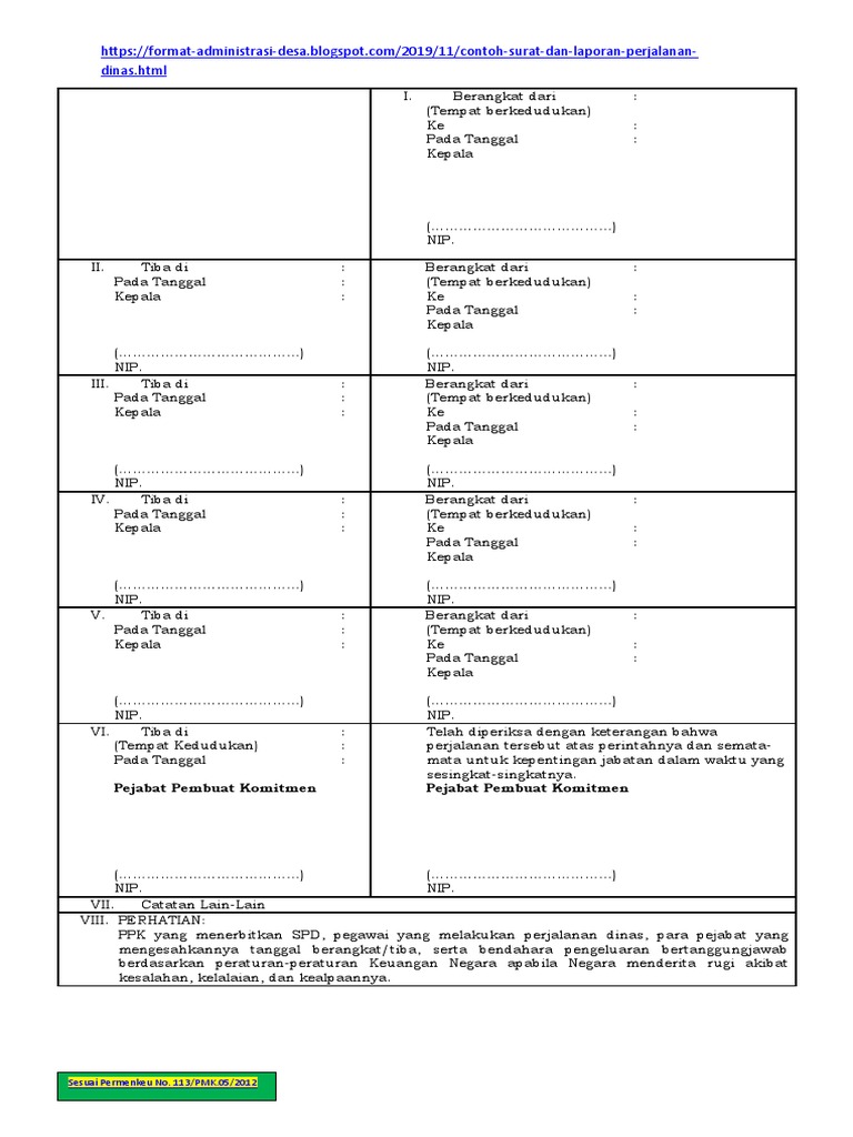 Lampiran Belakang SPD | PDF