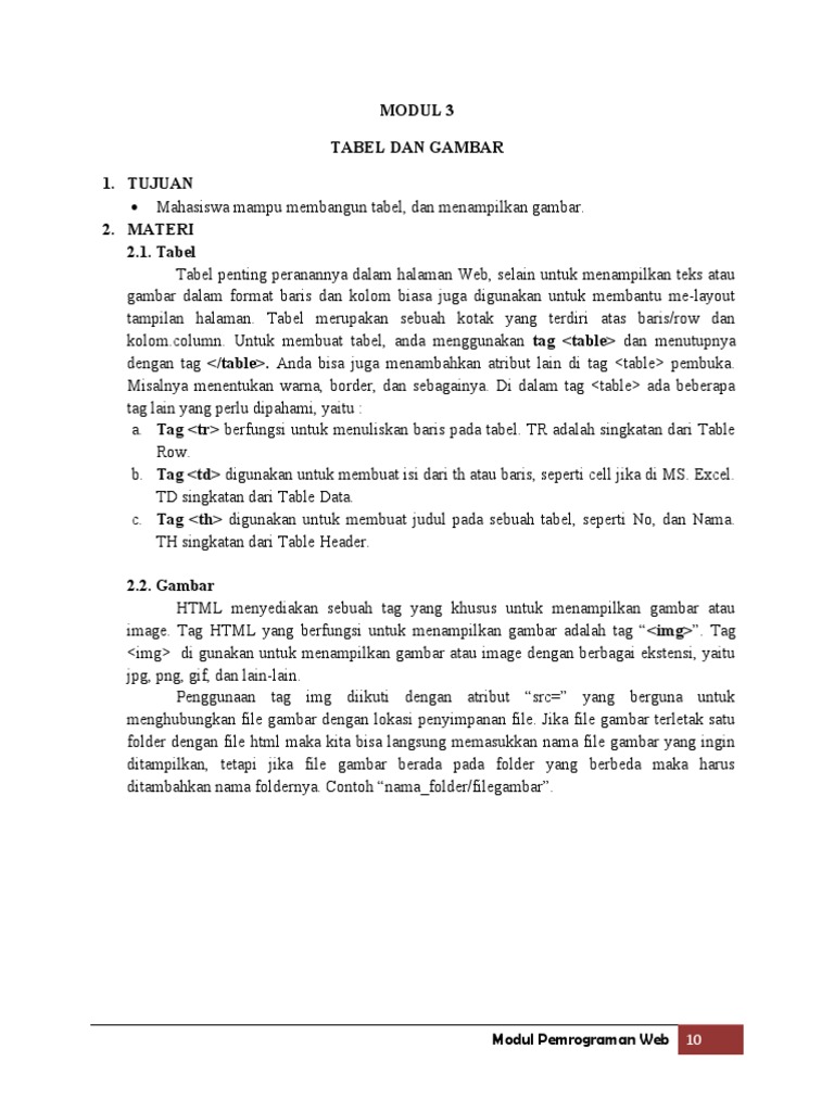 Modul 3 Latihan 1 | PDF