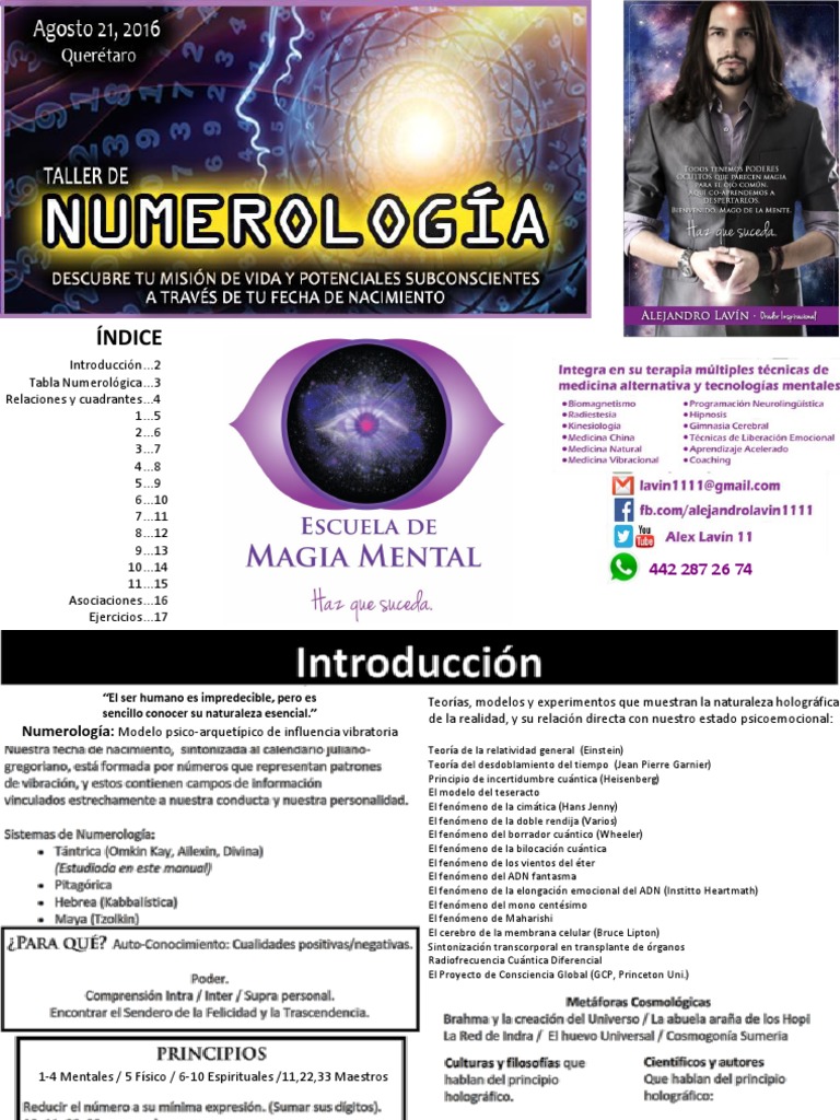 Manual de Taller de Numerología | PDF | Amor | Soledad