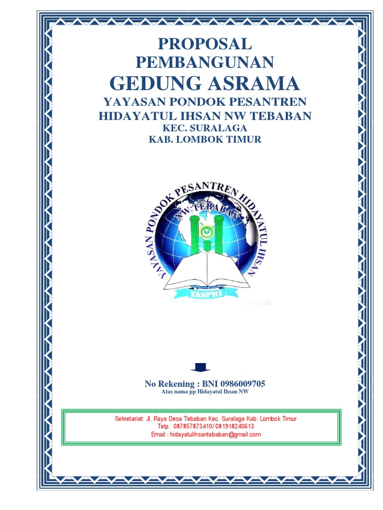 Proposal - Pembangunan - ASRAMA SIG-dikonversi | PDF