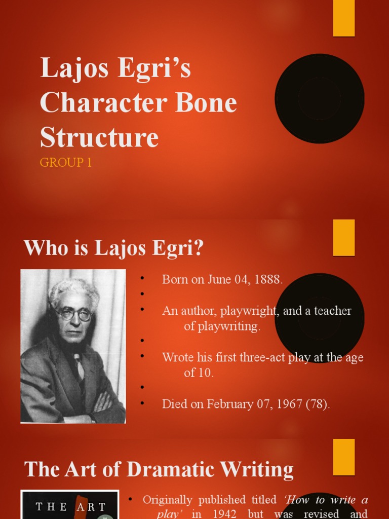 Lajos Egri's Character Bone Structure | PDF | Psychological Concepts ...