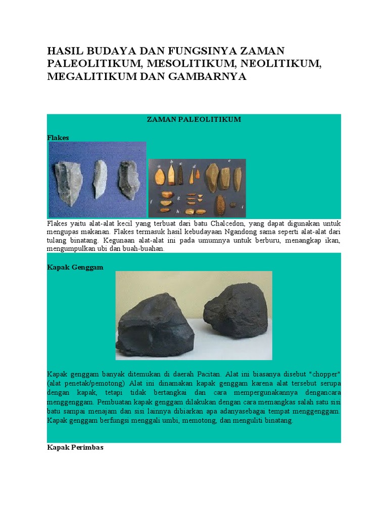 Modul Zaman Batu | PDF