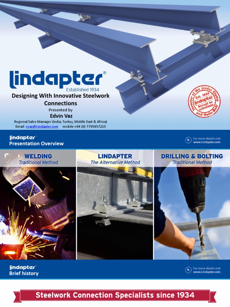 Lindapter MEP Presentation Blue Star | PDF | Mechanical Engineering