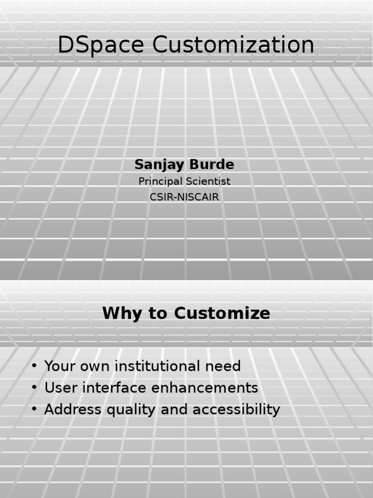 8 DSpace Customization | PDF | Computing Platforms | Computer Science