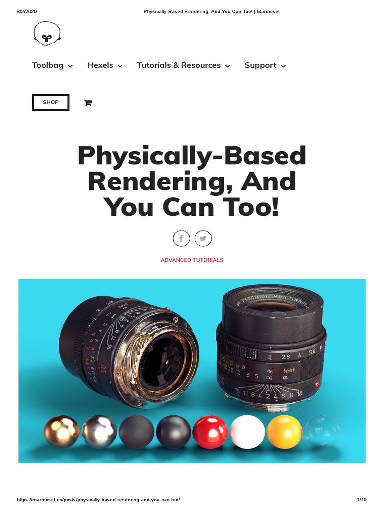 Physically-Based Rendering, and You Can Too! - Marmoset | PDF | Refractive Index | Texture Mapping
