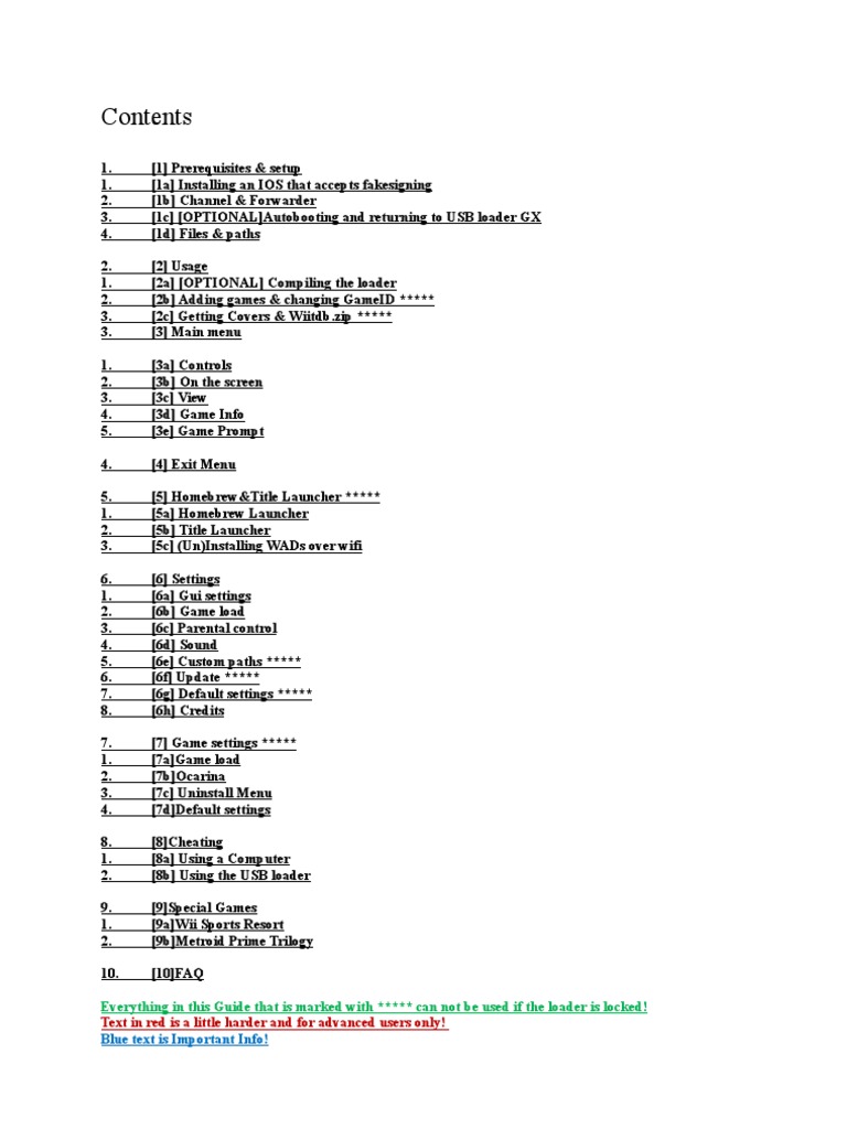 USB Loader GX User Manual | PDF | Booting | File System