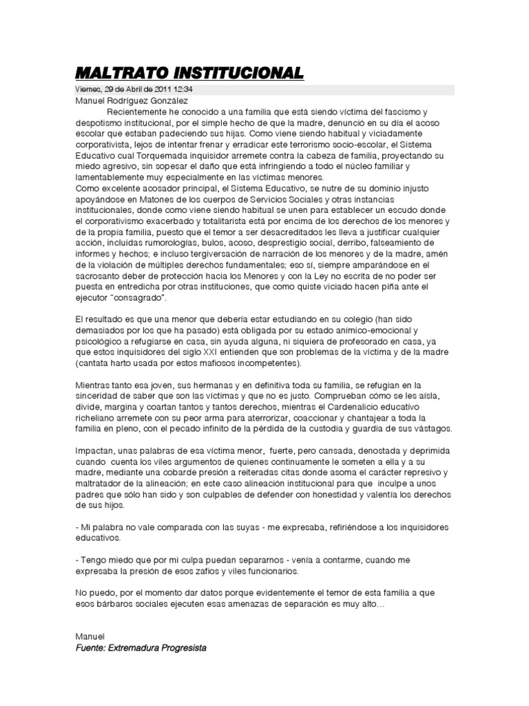 Trabajo IFAM | PDF | Abuso infantil | El embarazo