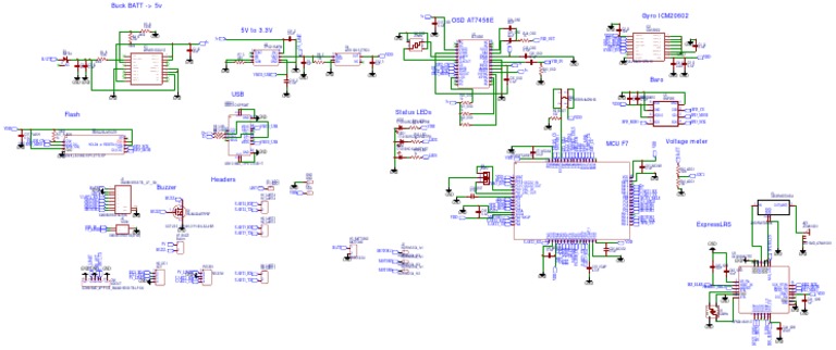 Schematic - F722 FC 20x20 ELRS - 2021-09-16 | PDF