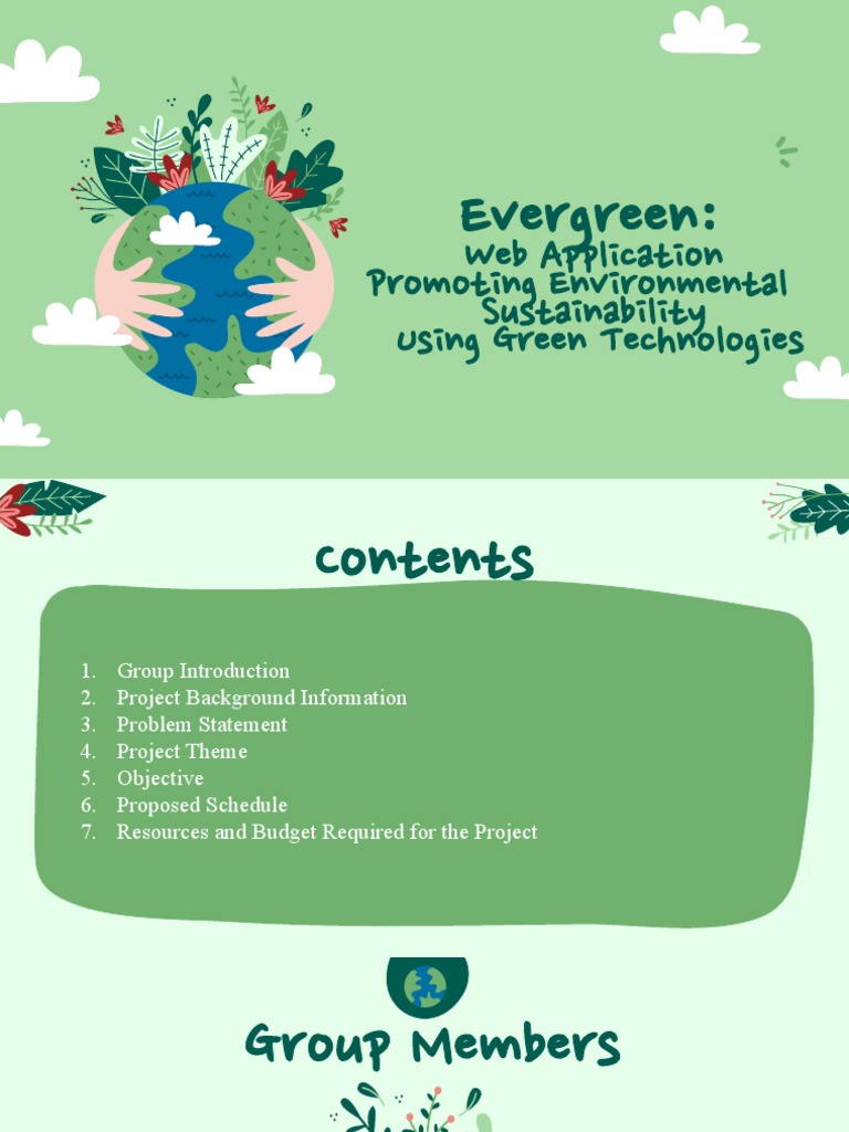 Evergreen:: Web Application Promoting Environmental Sustainability ...