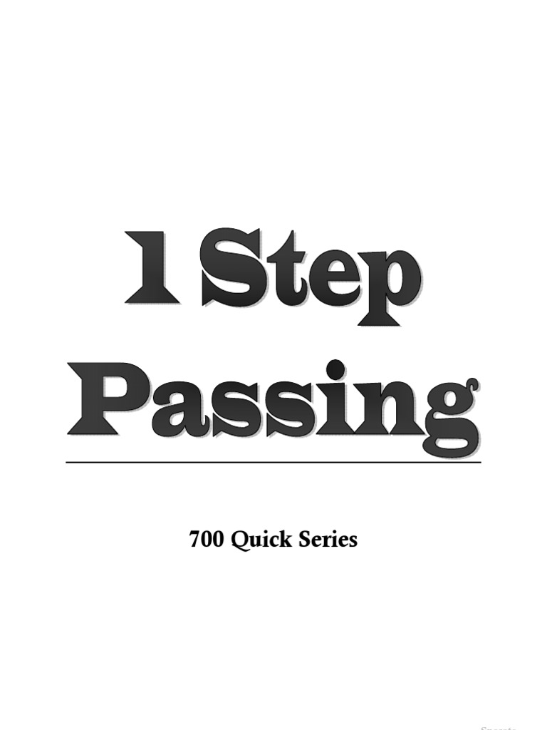 Quick Pass Game | PDF | Gridiron Football | American Football