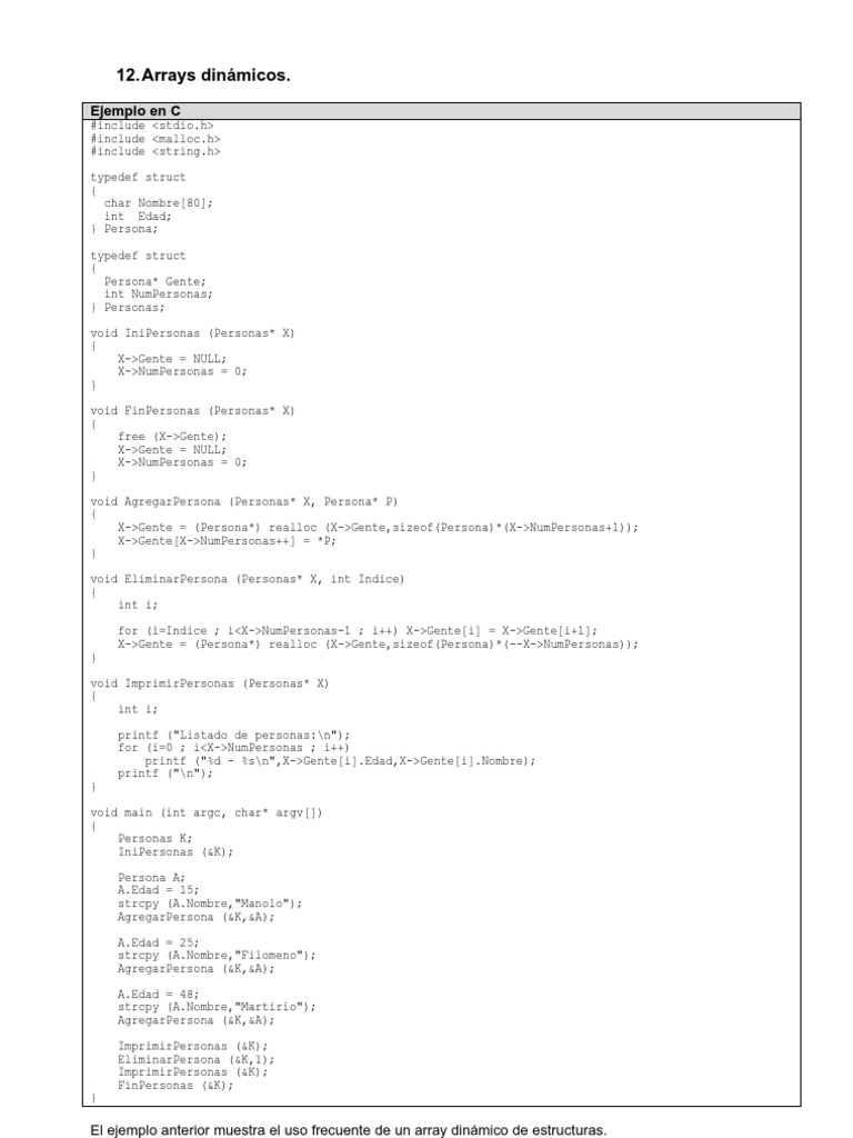 Arrays CSHARP Visto Desde C | PDF | C Sharp (lenguaje de programación ...