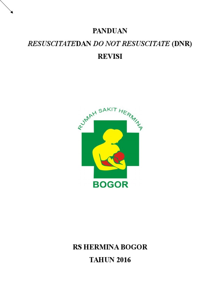 Buku Panduan Resuscitate & DNR Edit Update | PDF | Sains & Matematika