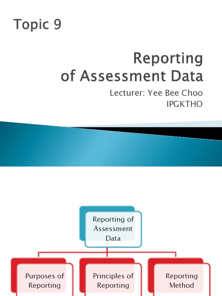 Reporting of Assessment Results | PDF | Educational Assessment | Teachers