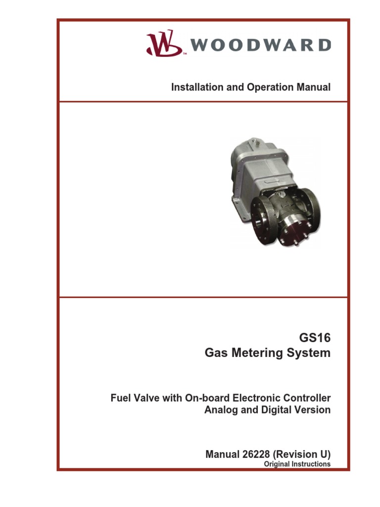 Installation and Operation Manual: GS16 Gas Metering System | PDF ...
