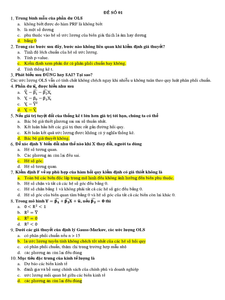 đề ôn thi KTL | PDF