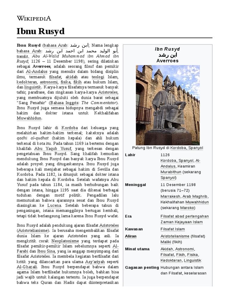 Ibnu Rusyd | PDF