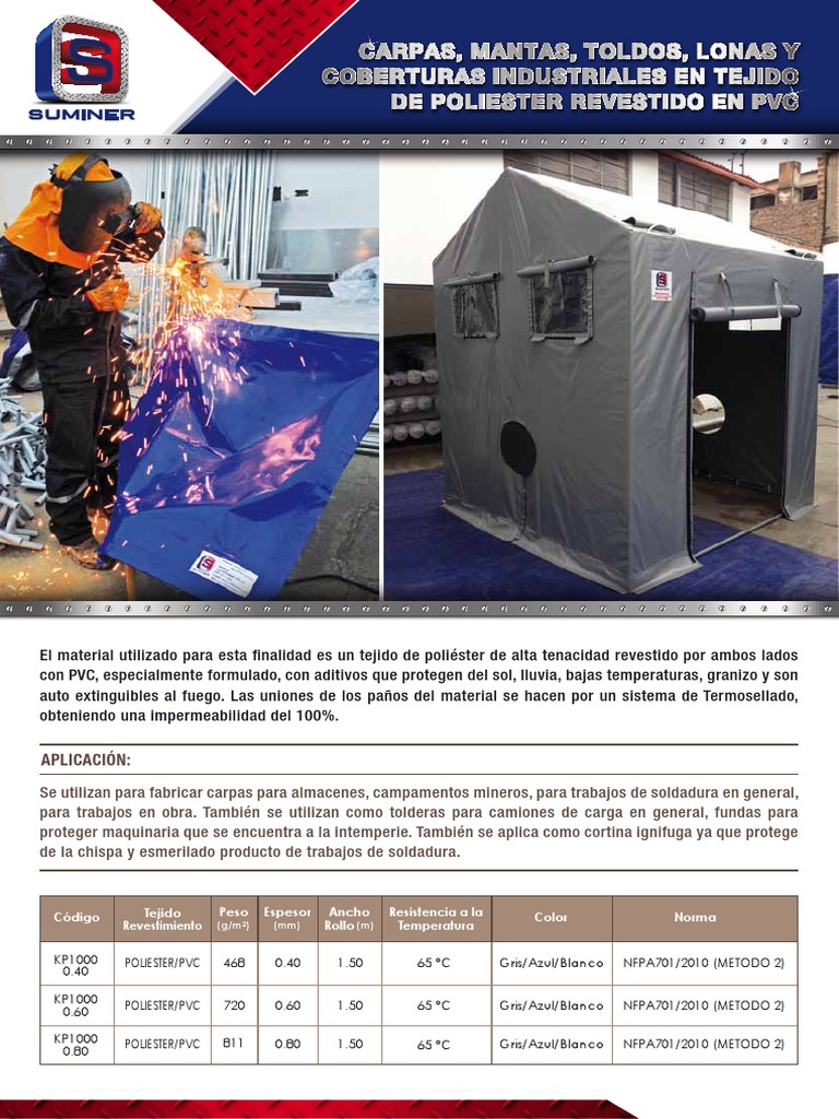 Carpas Mantas Toldos | PDF