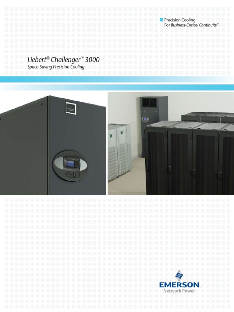 5.liebert Challenger 3000 | PDF | Efficient Energy Use | Air Conditioning