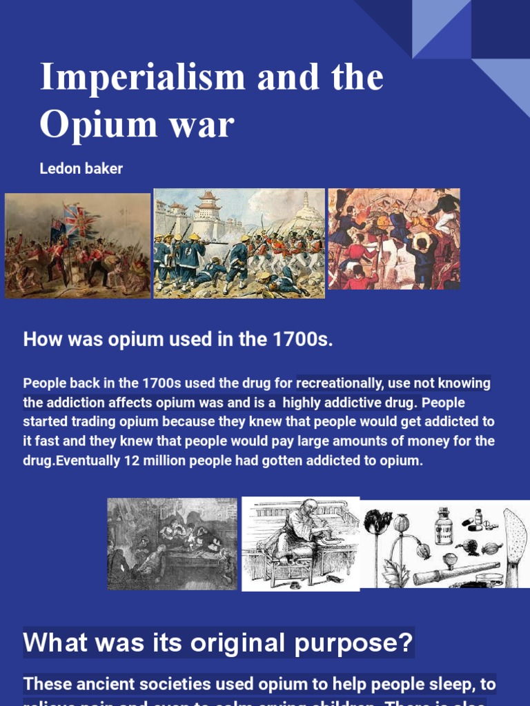 Imperialism and The Opium War | PDF | Opium | China