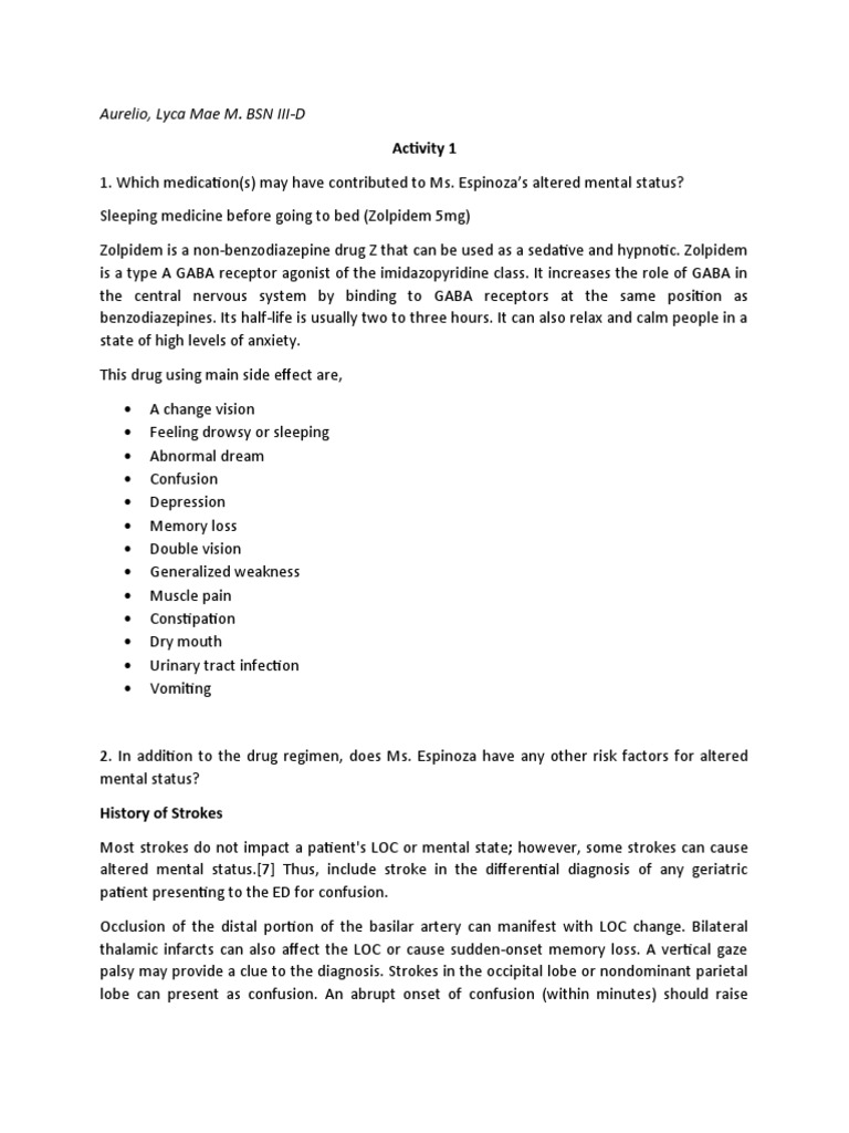 Aurelio, Lyca Mae Chapter 4 Lesson 2 Activity 1 & 2 | PDF ...