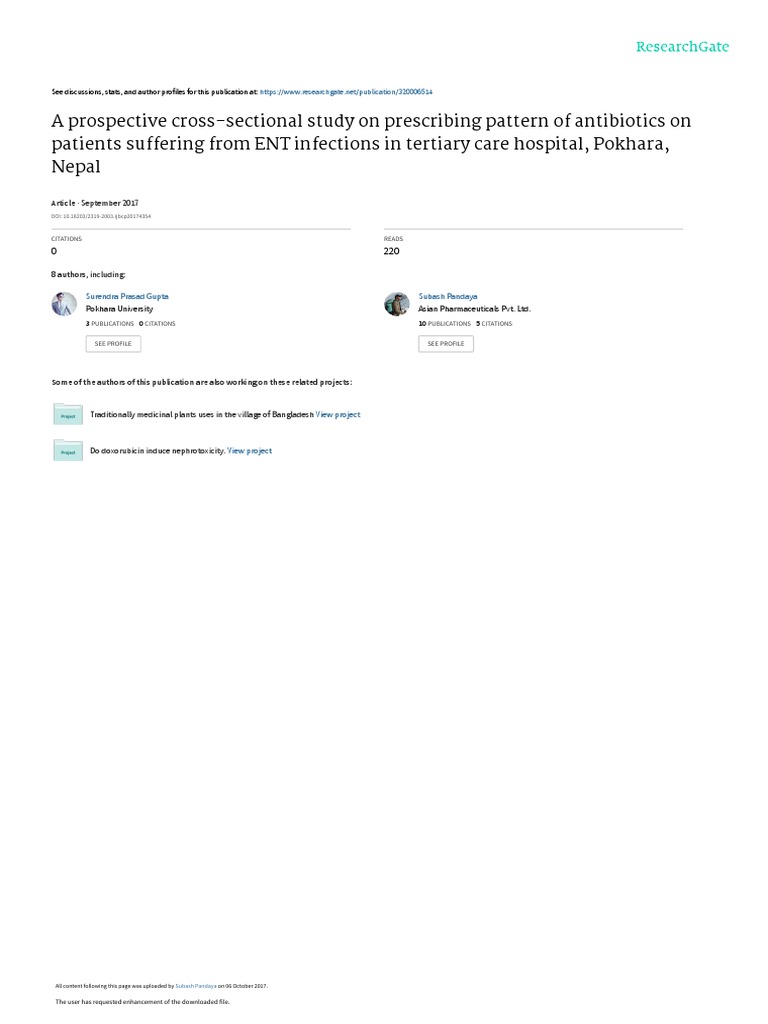 ENT | PDF | Prescription Drugs | Health Sciences